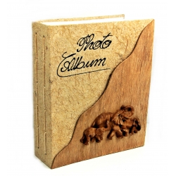 EKO Album na zdjęcia Ręcznie robiony Słonie 288 zdjęć
